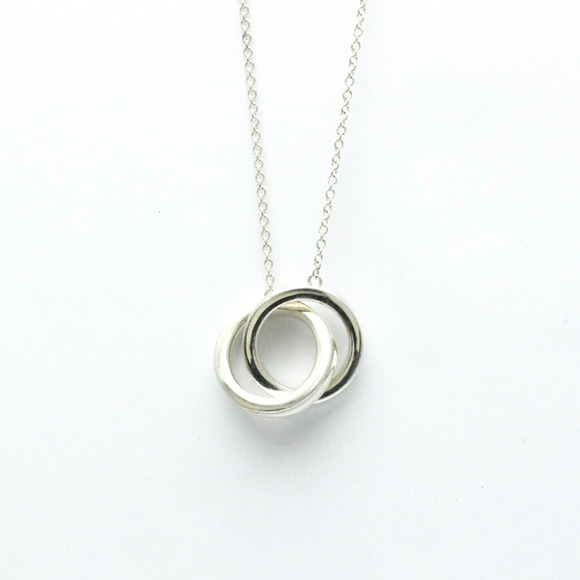 Tiffany & Co. | Bags | Tiffany Silver Interlocking Necklace | Poshmark